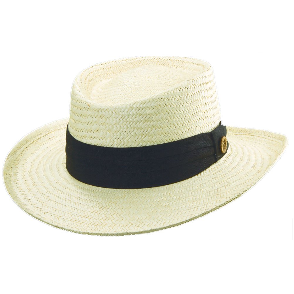 Dorfman Pacific Mens Tommy Bahama Straw Gambler Hat Dorfman Pacific Mens Tommy Bahama Straw Gambler Hat