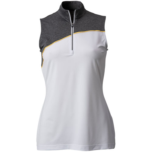 EP Pro Women's Mock Collar Sleeveless Golf Polo | TGW.com