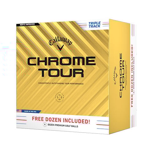 Callaway 2024 Chrome Tour Triple Track 36-Ball Pack w/Free Dozen | TGW.com