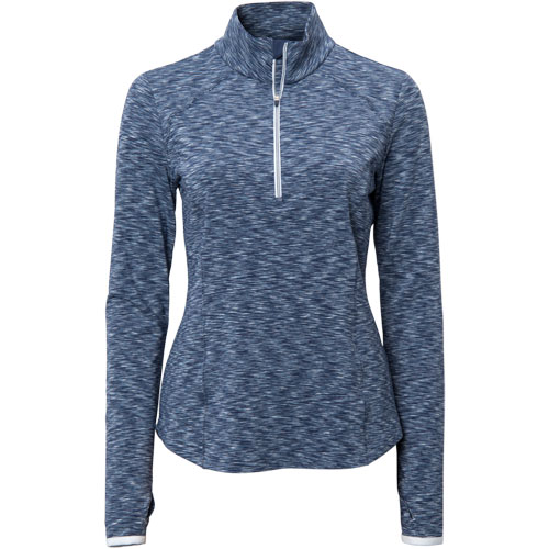 Zero Restriction Ladies Shae Zip Mock Golf Pullover | TGW.com